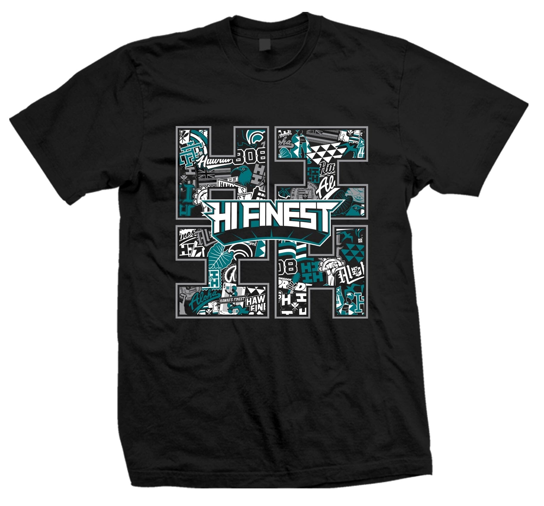 GAME DAY PHILLY STICKERBOMB T-SHIRT (ALL SALES FINAL) – Hawaii's Finest